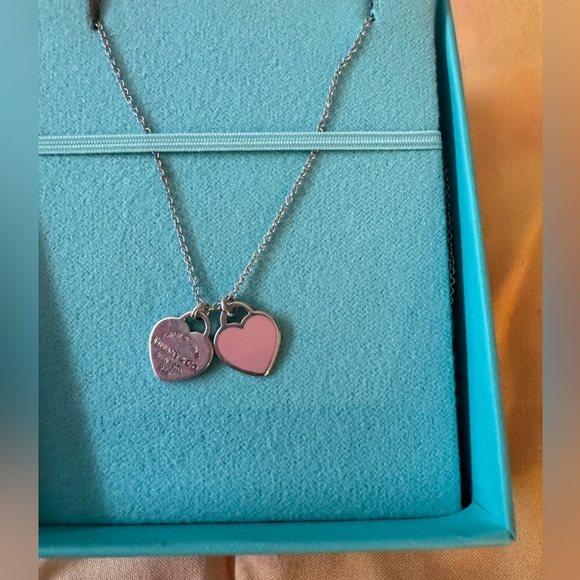Tiffany & Co. | Jewelry | Tiffany Co Double Heart Necklace | Poshmark